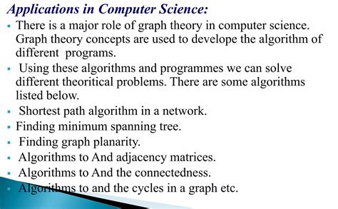 applications of graph theory pptx