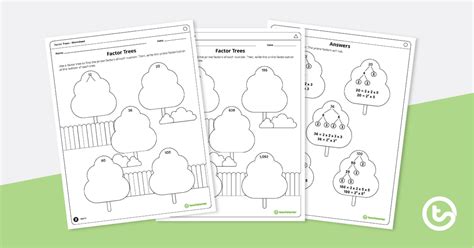 Free Factor Tree Worksheet Download Free Factor Tree Worksheet Png