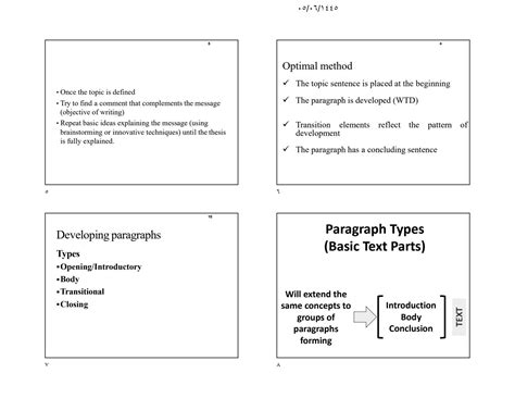 SOLUTION Lecture 8 Paragraphs Handout Studypool