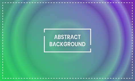 Purple And Green Radial Gradient Abstract Background With Frame Simple