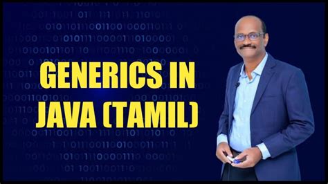 generics programming in java tamil youtube