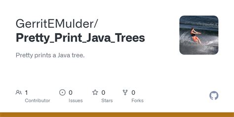 Github Gerritemulder Pretty Print Java Trees Pretty Prints A Java Tree