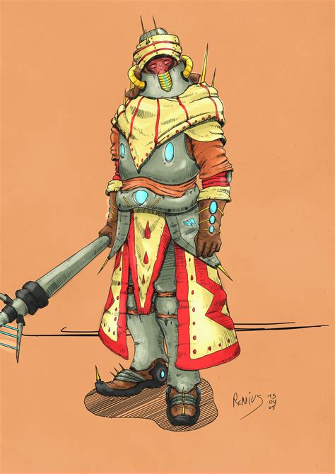 Artstation Desert Techno Sorcerer