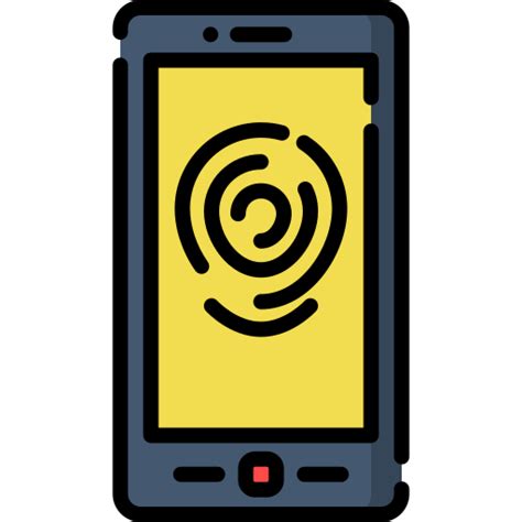 Fingerprint Scan Special Lineal Color Icon
