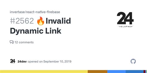 Invalid Dynamic Link Issue Invertase React Native Firebase Github