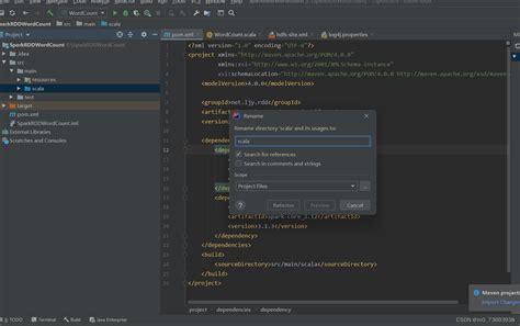 Spark大数据处理讲课笔记24 Idea开发词频统计项目运行词频统计程序的jar包报错 Csdn博客