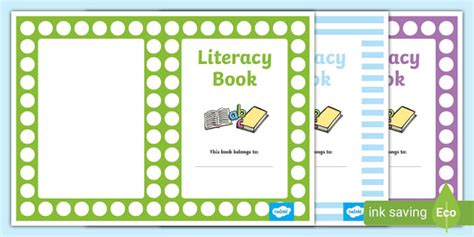 Literacy Book Cover Teacher Made Twinkl