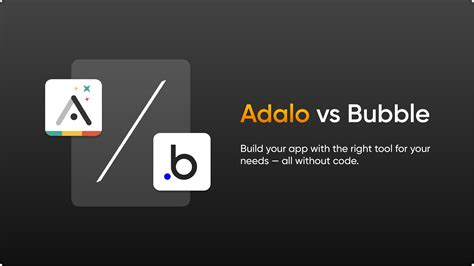 Adalo Vs Bubble Comparing Two No Code App Builders