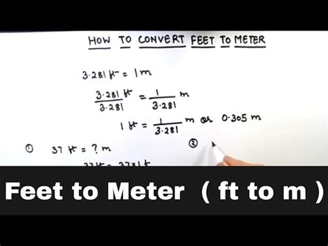 Feet To Meters Conversion Formula Examples Facts FAQs 44 OFF
