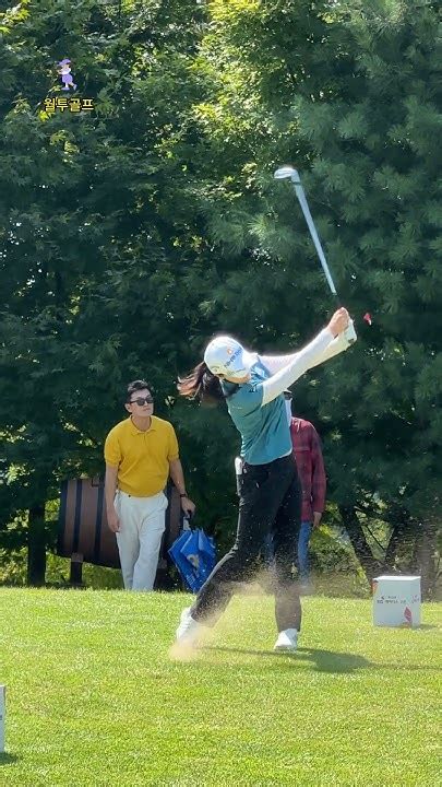 이가영 프로의 아이언 샷 비밀 공개 시선고정 백스윙 탑 임팩자세 드라이버슬로우모션 Golf 골프레슨 Youtube