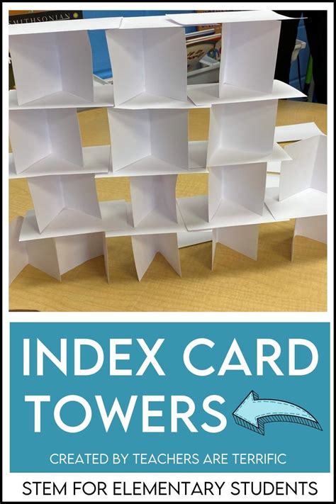 The Amazing Index Card Tower Artofit
