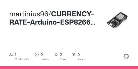 Currency Rate Arduino Esp8266 Esp32o At Master · Martinius96currency Rate Arduino