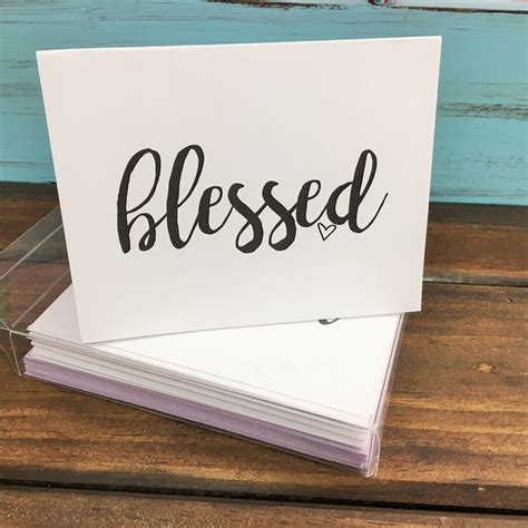 Blessed Note Cards Doodlebugspaper