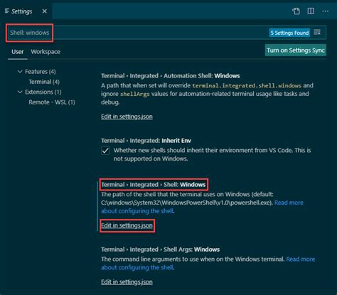 windows下vscode的集成终端使用bash shell