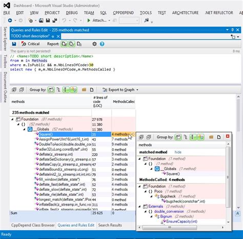 Cppdepend Code Query Language