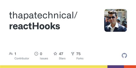 github thapatechnical reacthooks