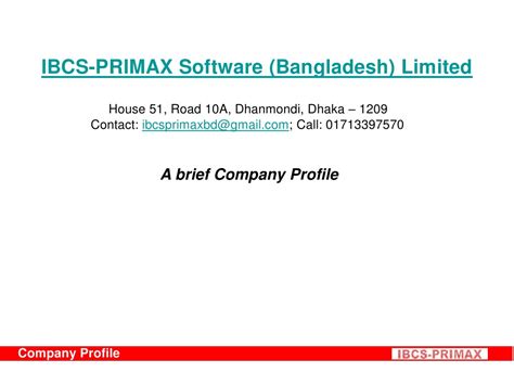 Pdf Ibcs Primax Erp Dokumentips