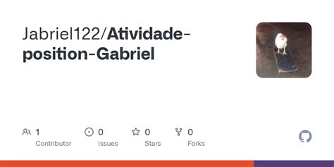 Github Jabriel122atividade Position Gabriel