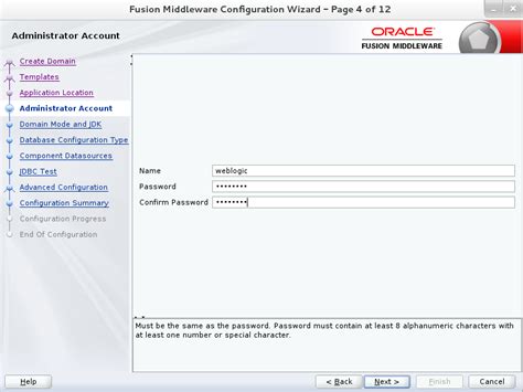 creating weblogic domain for fusion middleware oraclenext solution to your oracle problems
