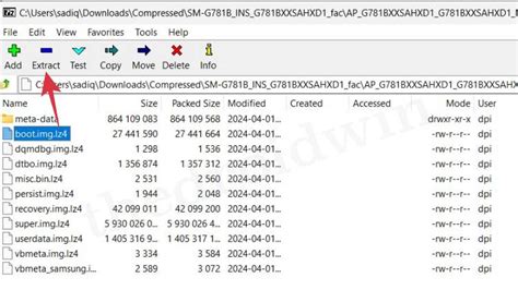 Extract Bootimglz4recoveryimglz4 And Get Stock Bootrecovery