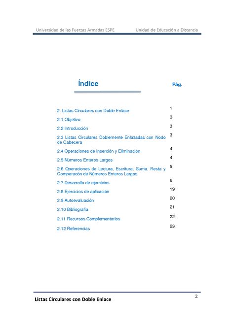 Solution Espe Estructura De Datos Listas Circulares Con Doble Enlace