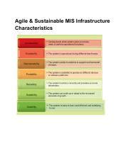 Agile Sustainable MIS Infrastructure Characteristics Pdf Agile Sustainable MIS