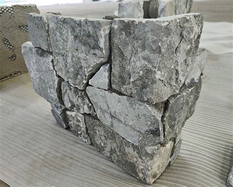China Puzzle Shape Natural Limestone Cladding Grey Color Jrdc 101