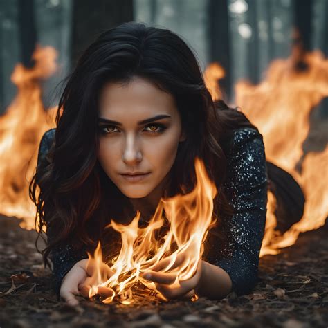 Download Girl Model Fire Royalty Free Stock Illustration Image Pixabay