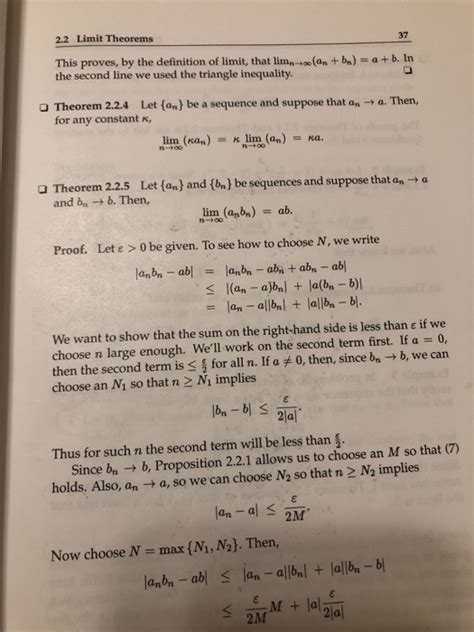 Solved Problems 1 Prove That Each Of The Following Limits