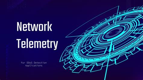 Network Telemetry For Ddos Detection Presentation Ppt