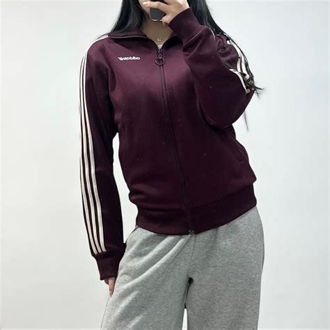 아디다스 베켄바우어 폴라베어 트랙탑 져지 버건디 후루츠패밀리