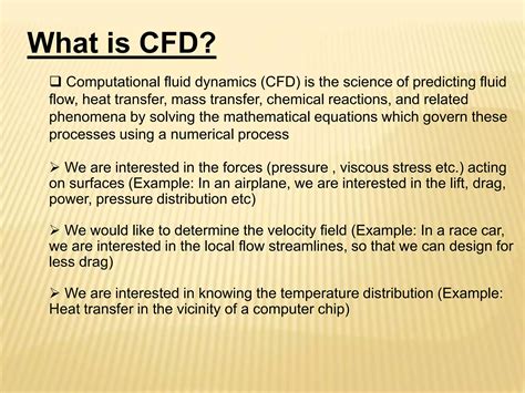 Fundamentals Of Computational Fluid Dynamics Ppt