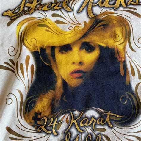 Queen Stevie Nicks 24 Karat Gold Tour Gem