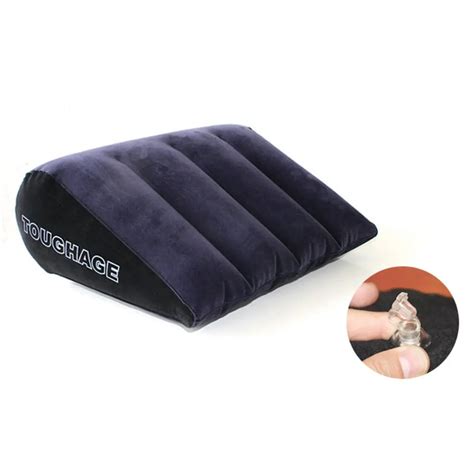 Inflatable Pillow Aid Wedge Pillow Pvc Flocking Adult Love Position
