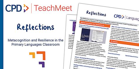 Teachmeet Reflections Metacognition And Resilience In The Primary Languages