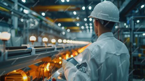 Premium Photo Engineer Monitoring Robotic Automation Aig41