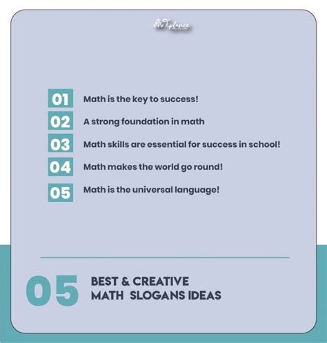 Best Math Slogans Ideas And Suggestions Tiplance