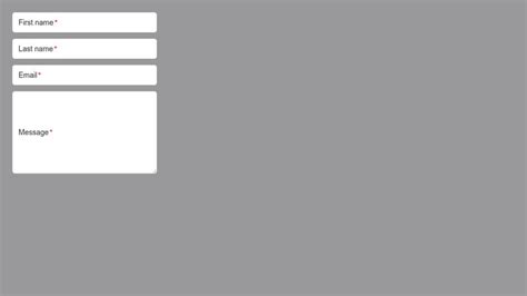 Animate Form Input Label On Focus