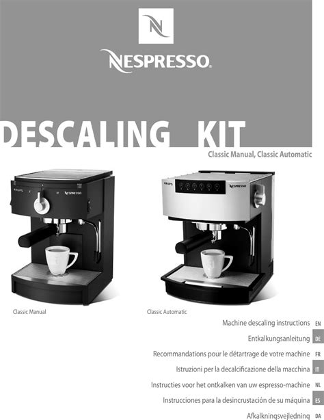 Nespresso Classic Automatic Users Manual