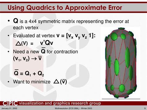 Ppt Surface Simplification Using Quadric Error Metrics Powerpoint Presentation Id