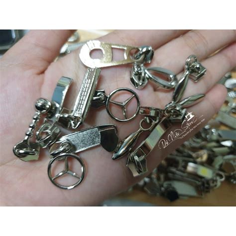 Đầu Dây Kéo Củ Khóa Răng Cước Thay Thế đủ Kiểu 5 Gói 10 Cái