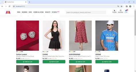 Yashraj Rajput On Linkedin Reactjs Webdevelopment Myntraclone