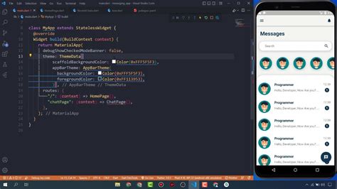 Messaging App Ui Deign In Flutter Chat App Ui Design Flutter1080p Hd1 Youtube