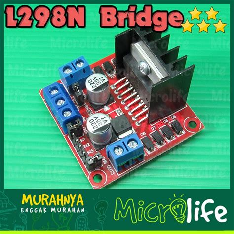 Jual L298n Dual H Bridge Dc Stepper Motor Drive Controller Board