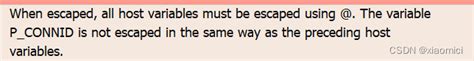 New Open Sql Abap语法错误，逗号和转义符变量 When Escaped All Host Variables Must Be