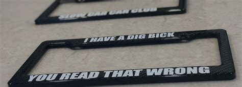 Custom License Plate Frames Supplier