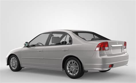 Honda Civic Vtec 2 3d Model By Carmodels3d