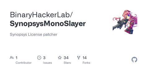 Github Binaryhackerlab Synopsysmonoslayer Synopsys License Patcher