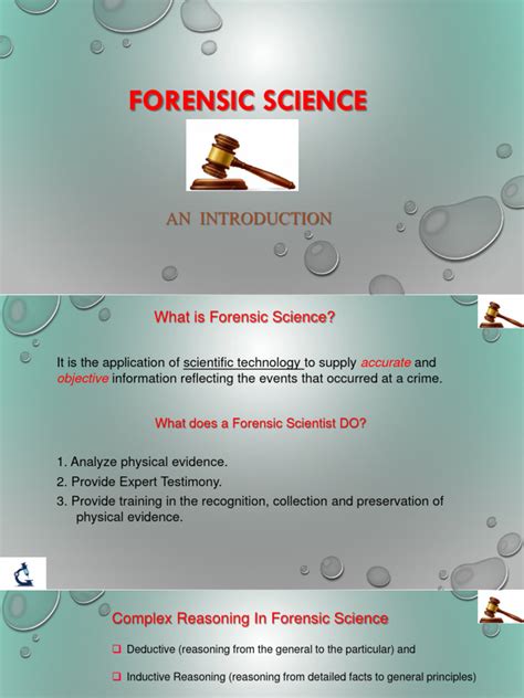 introduction to forensic science pdf forensic science