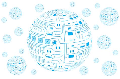 회로 기판이 있는 벡터 원입니다 일러스트 레이션 초록 현대 미래 엔지니어링 과학 기술 배경 하이테크 디지털 연결 통신 첨단 기술 개념 개념에 대한 스톡 벡터 아트 및 기타